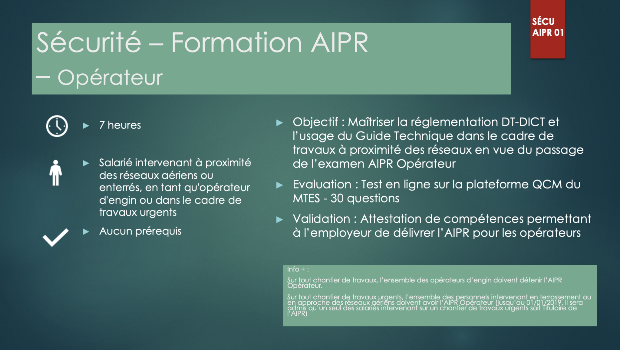 Formation AIPR